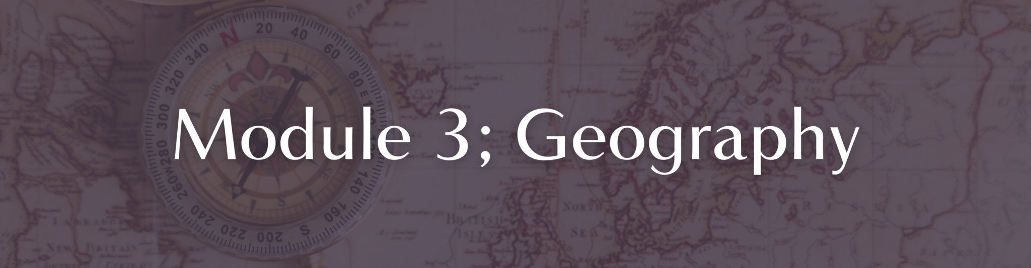 CRRUK | ORSC Series Module 3 Geography